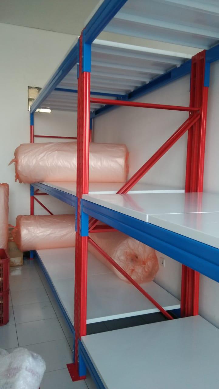 Rak Gudang Heavy Duty proyek1 Sedati | Rak Gudang | Rak Supermarket