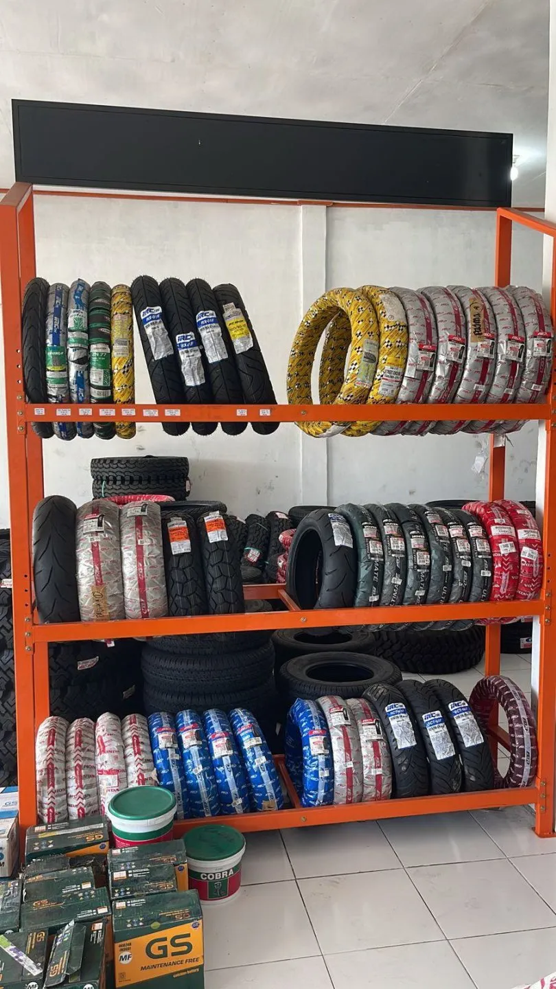 Open PO rak ban MOTOR | Artikel | Rak Supermarket