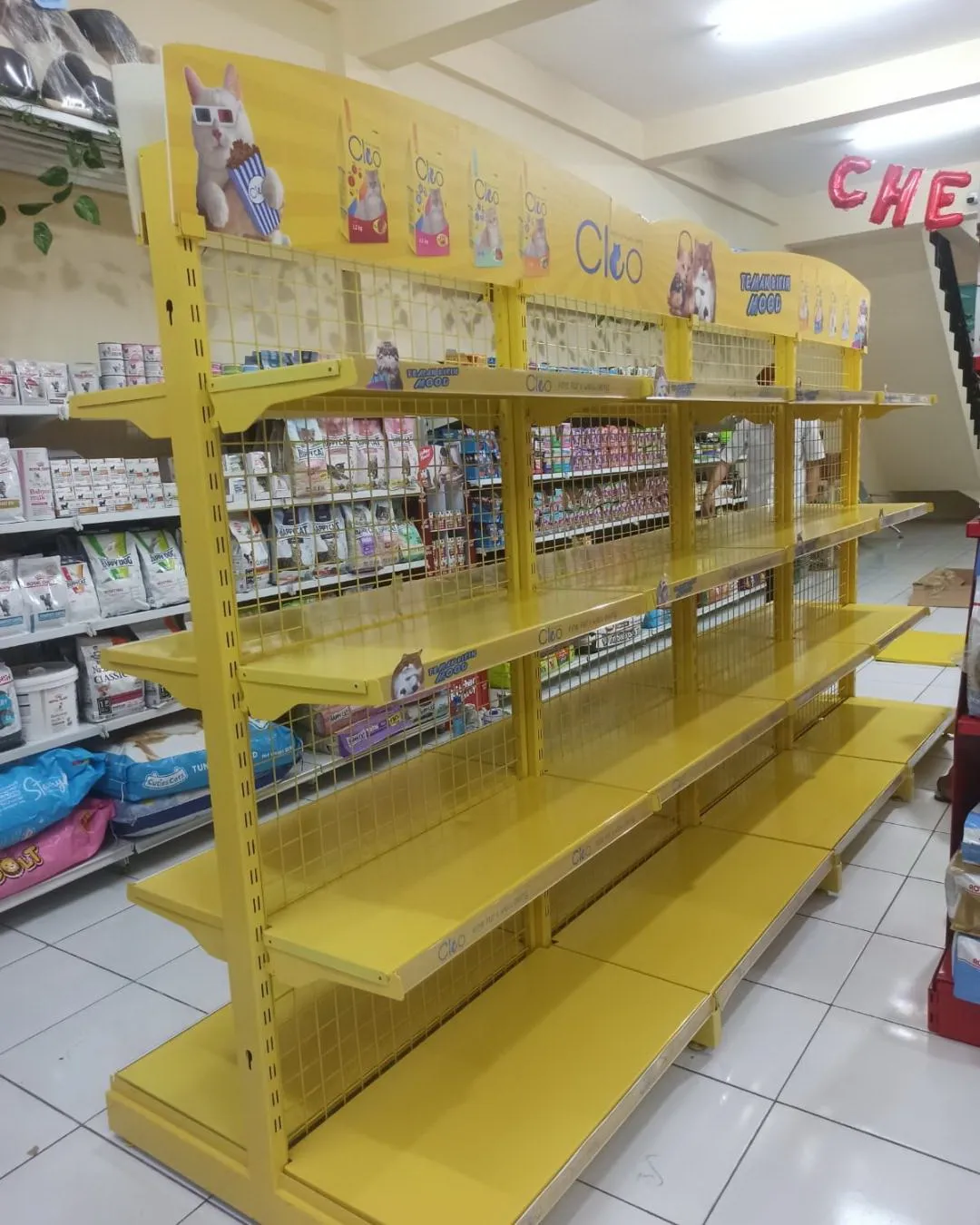 Rak Gondola FULL KUNING | Artikel | Rak Supermarket